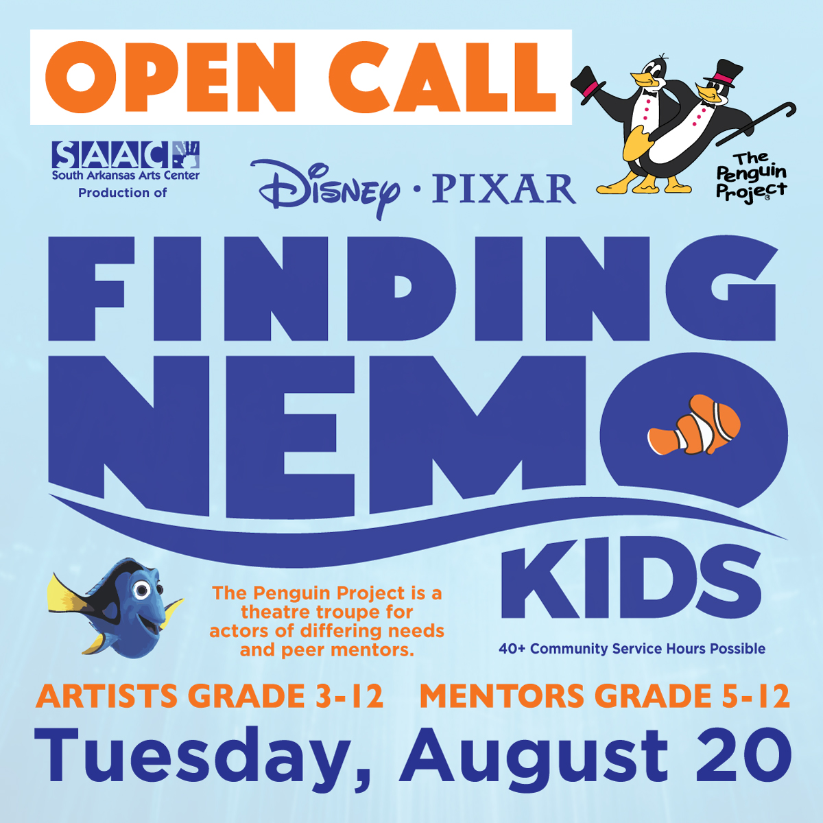 “Finding Nemo, Kids” Penguin Project Production • Production September ...