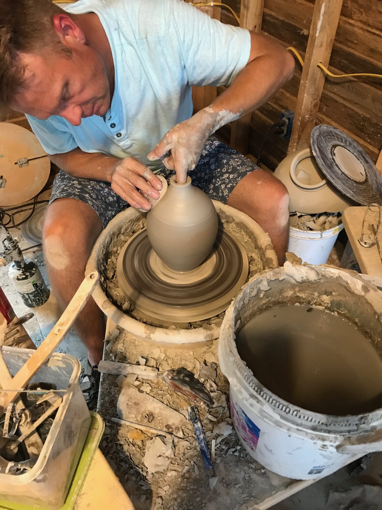 Steve Slaughter Showcases Unique Raku Pottery in the Price Gallery ...