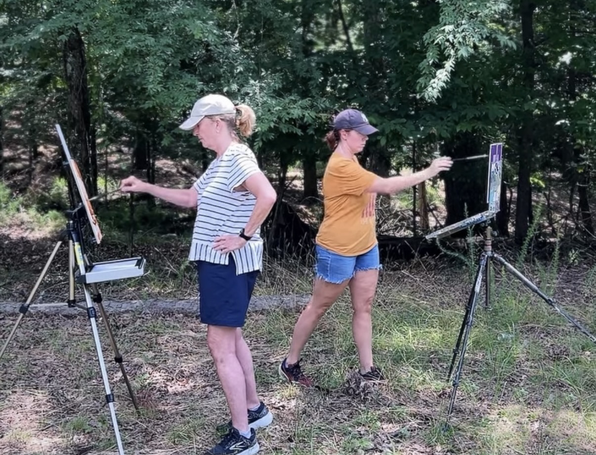 Artist April Burris and Holly Tilley host “Plein-Air Basics” 3-Day Oil ...